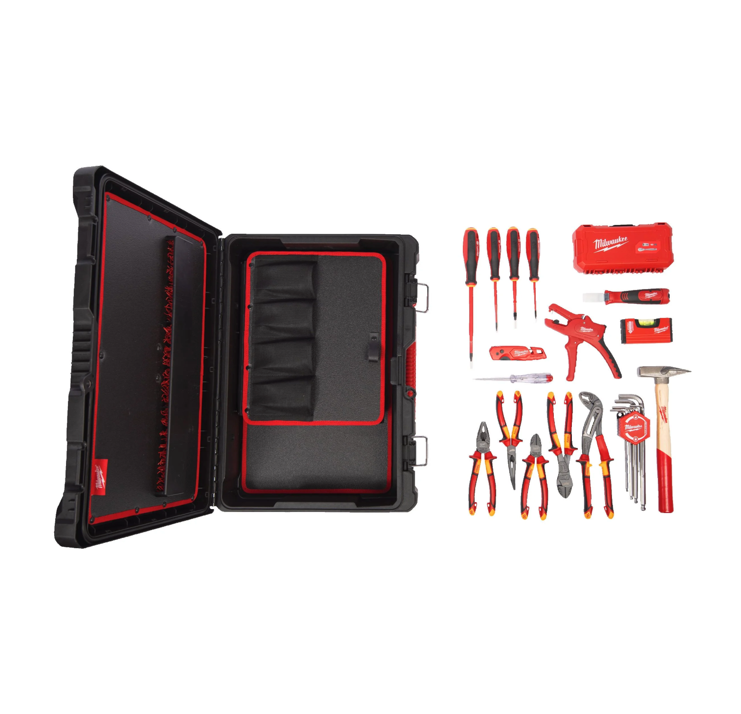 Milwaukee PACKOUT 62pcs Electrician's Set - Brikum